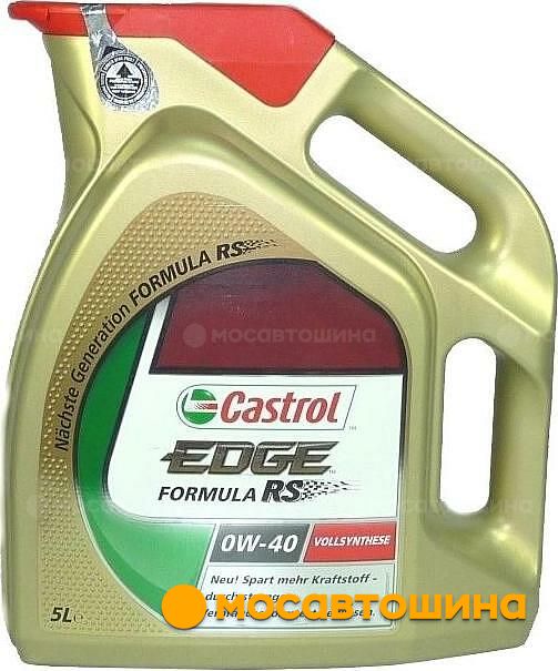 Моторное масло Castrol Edge Formula RS 0W-40 5л